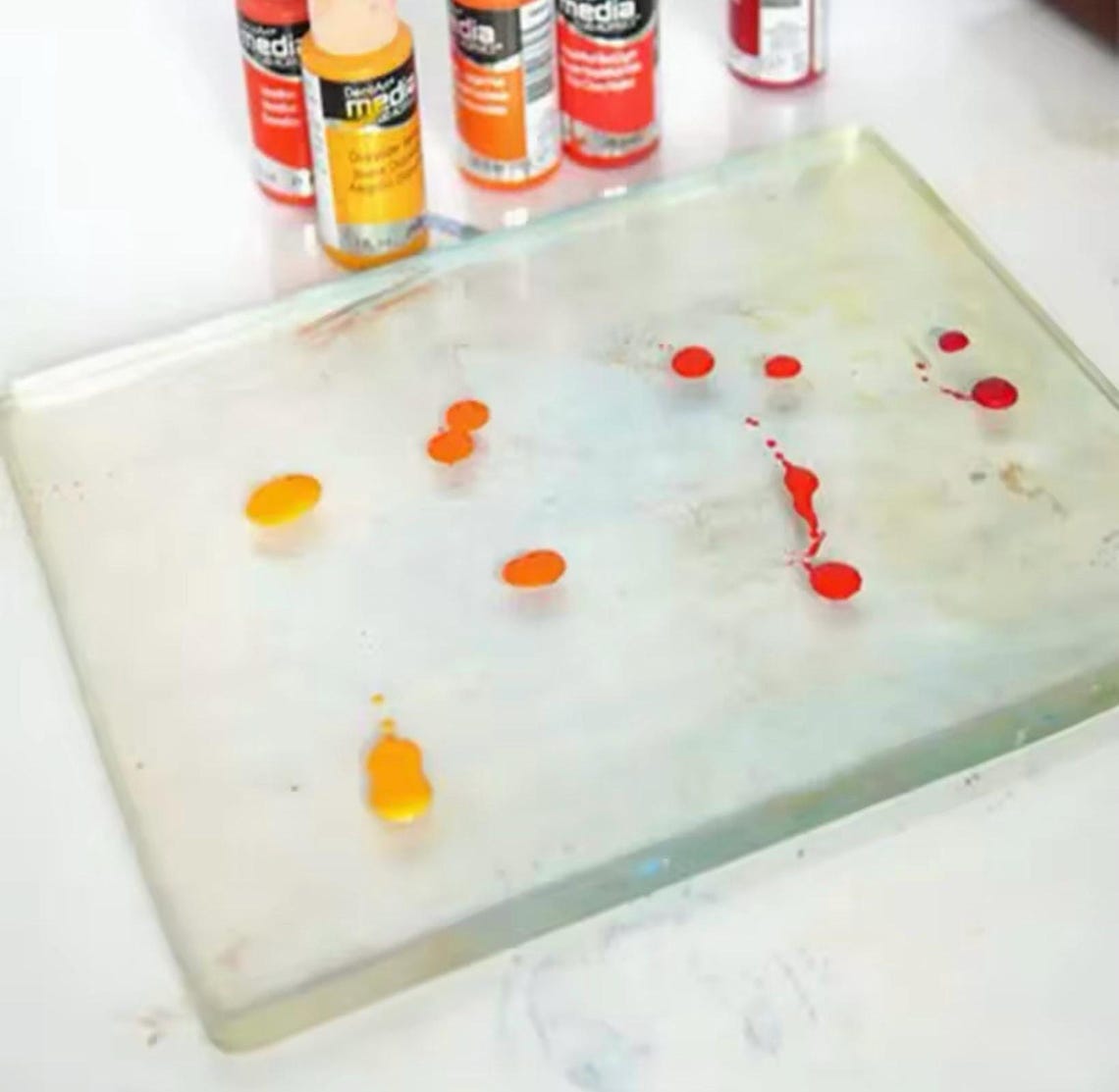 Gelli Print Plate, Monoprinting Resin Clear Gelli Plate for Art & Craft ...