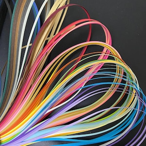 36 Colors 180pcs Rainbow Quilling Paper Strips, Origami Paper, Colored ...