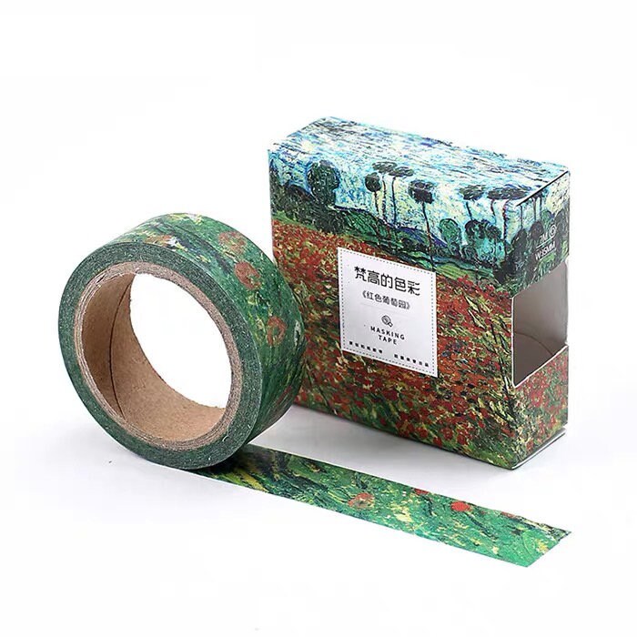 Van Gogh Painting Washi Tapes, Decorative Adhesive Tapes, Impressionist ...