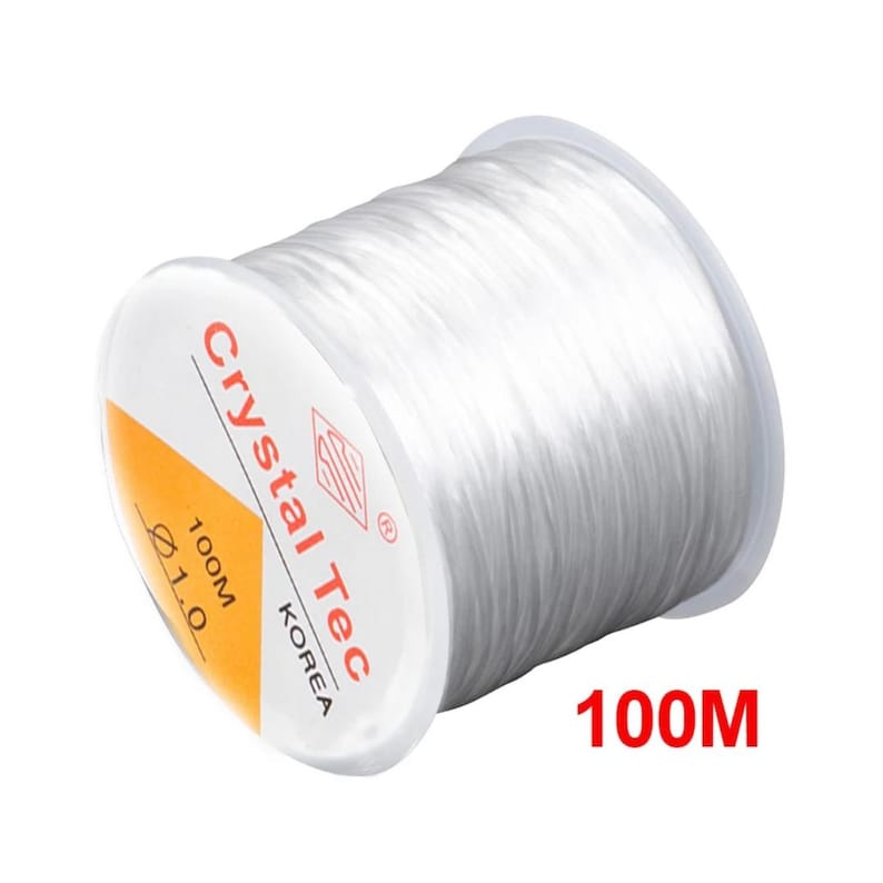 100m/roll Stretch Cord for Bead Bracelets, Elastic Cord for Jewelry ...