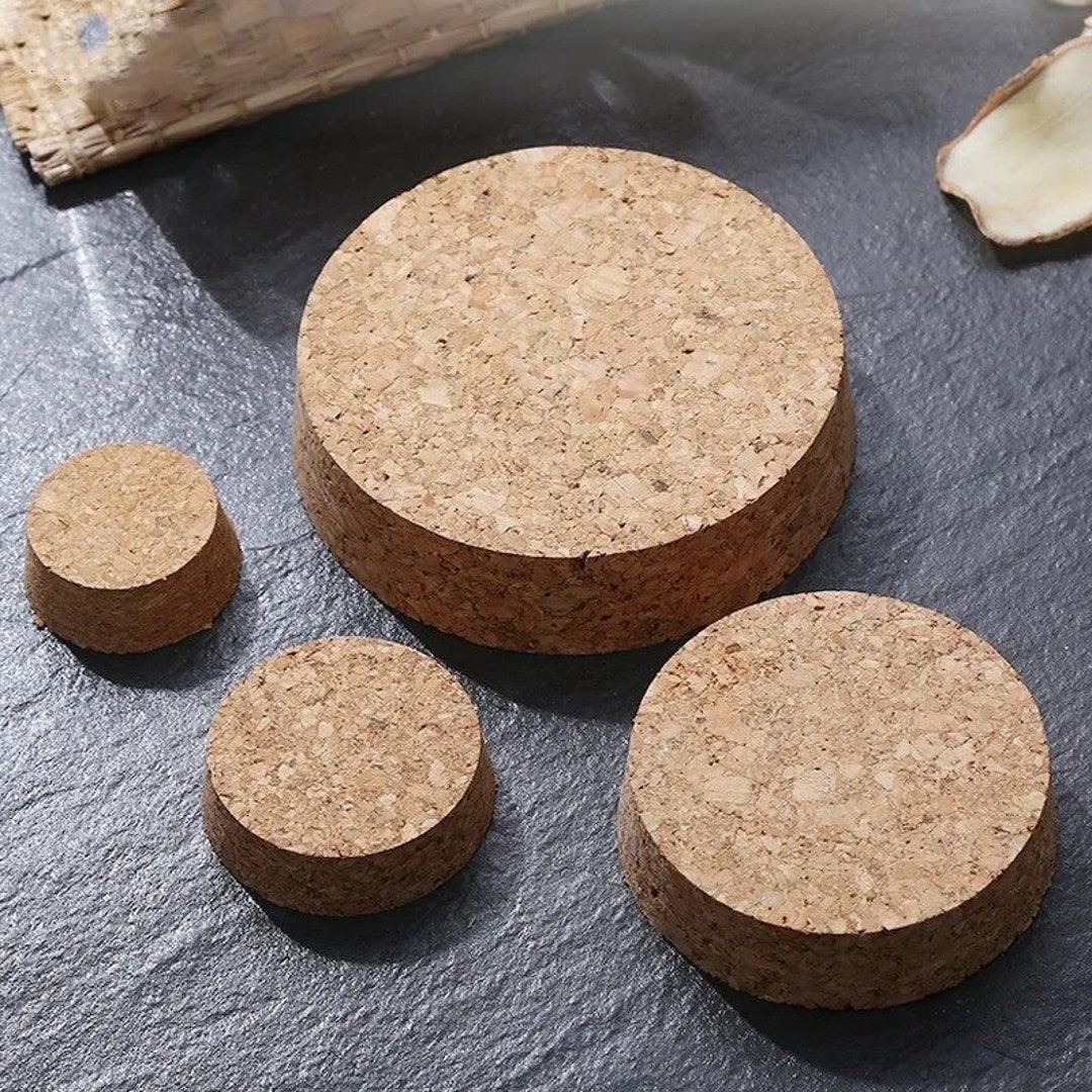 Free Shipping Cork Lid, Tapered Cork Stopper, Glass Bottle Stopper ...