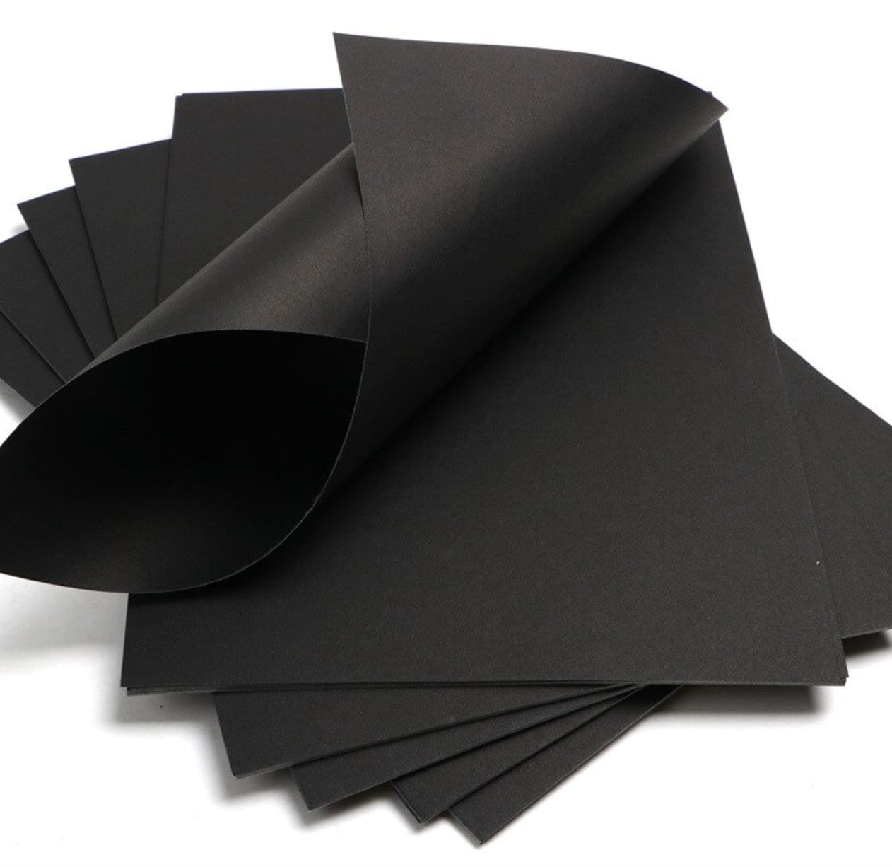 Black Paper A4/A3 ( 50/25 Sheets ), Black Paper for Crafts, Black ...