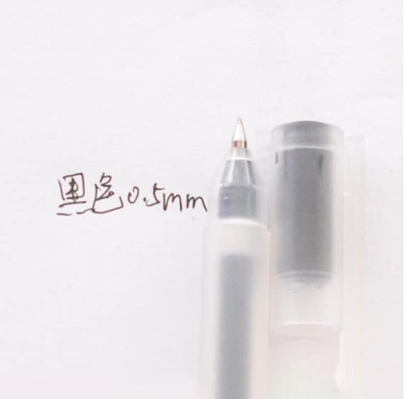 MUJI Gel Pen Set (1/3 Pcs) - Black/red/blue, 0.38mm & 0.5mm Ink, Japan ...