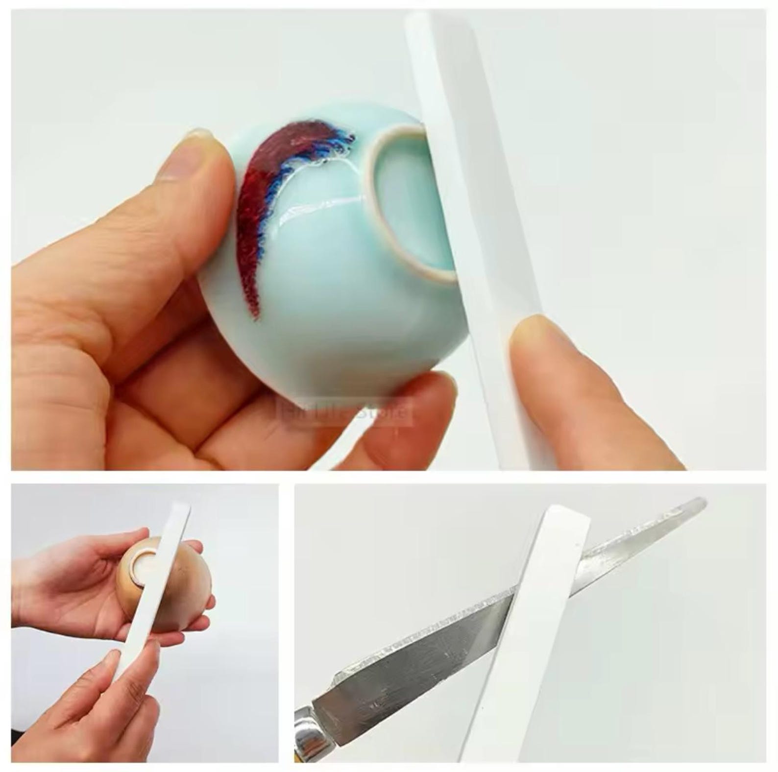 Pottery Tools Polishing Stone for Small Coarse Grinding, Ceramic ...