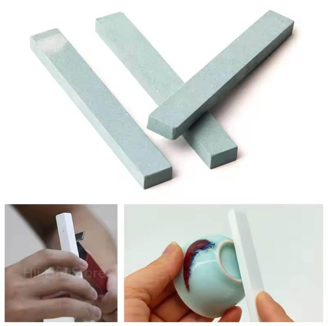 Pottery Tools Polishing Stone for Small Coarse Grinding, Ceramic ...