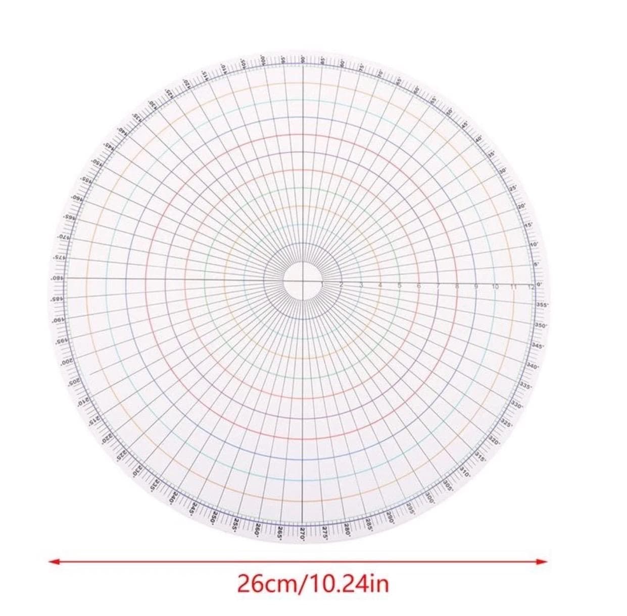 26cm Circle Divider Ceramic Pottery Ruler - Rotary Disc Wheel Trimmer ...