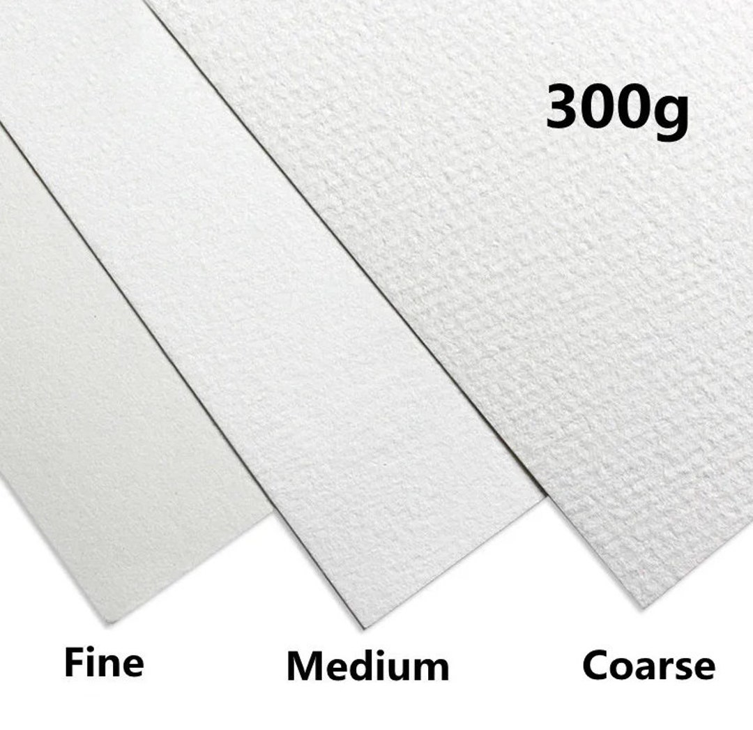 Watercolor Paper Set: A4/A3, 300gsm, 20 Sheets, 100% Cotton - Perfect ...