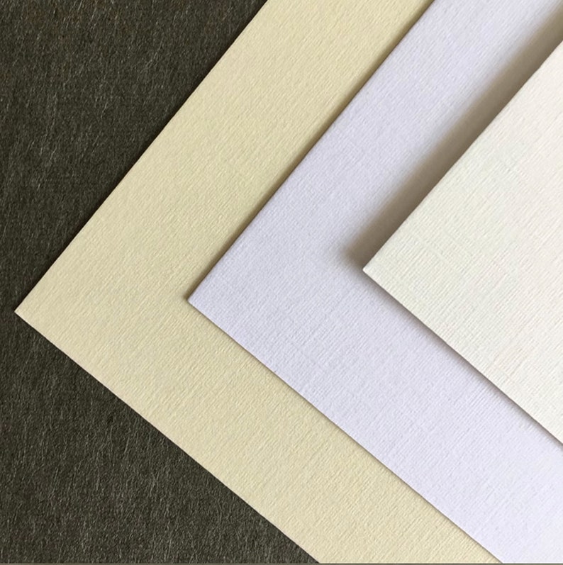 230g Linen Textured Paper A4/A3 Double Sided, Cardstock for Card Making ...