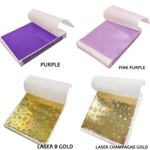 100 Sheets/ 8.5x8.5cm Imitation Gold Leaf Thin Gold Foil Sheets, Metal ...