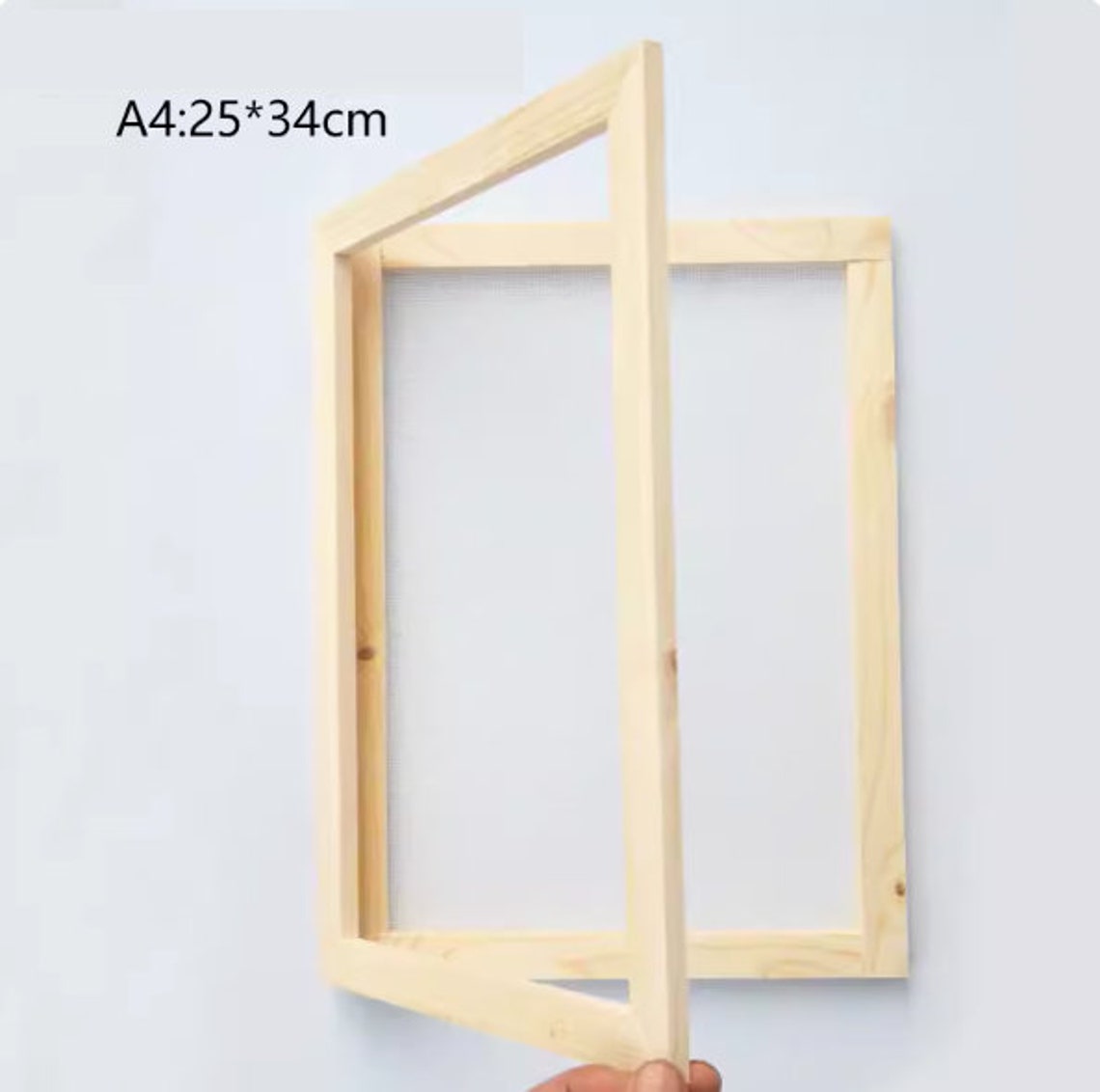 DIY Paper Making Frame, Handcrafted Paper Craft Tool, Homemade Paper ...