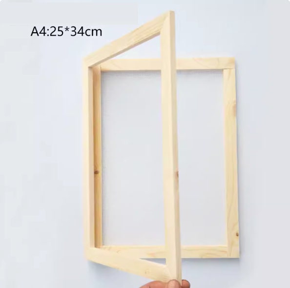 DIY Paper Making Frame, Handcrafted Paper Craft Tool, Homemade Paper ...