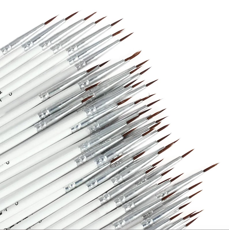 10pcs/set Fine Line Paint Brushes, Detail Painting Brushes, Fine Point ...