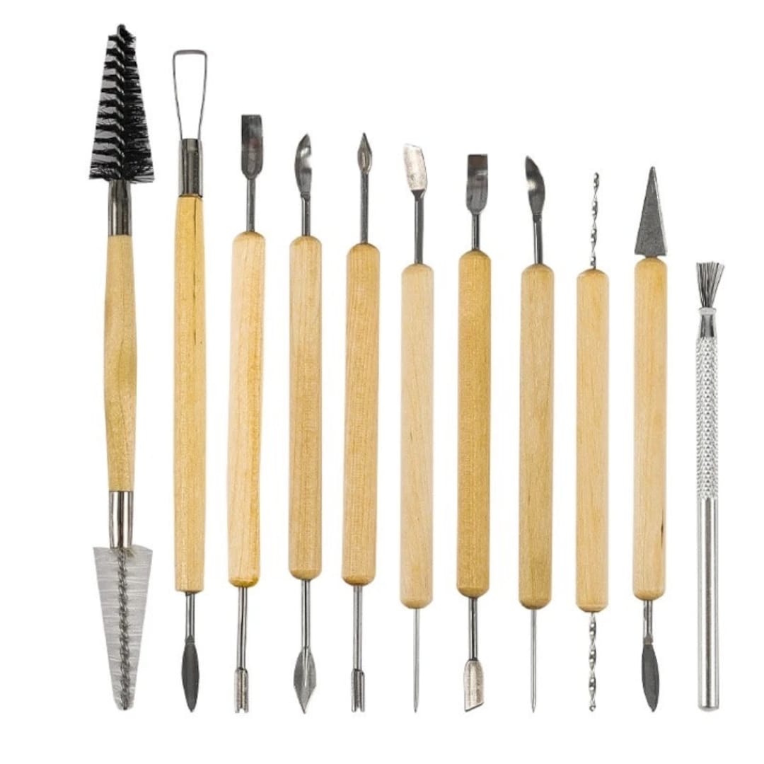 11 Carving Wooden Knives DIY Ceramic Handicraft, Wooden Sculpture ...