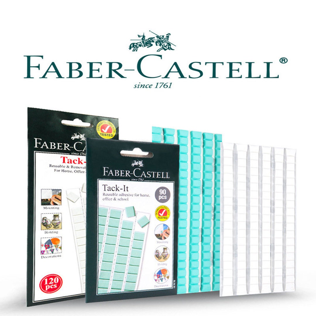 2 Packs Faber Castell Tack-it Removable Reusable Adhesive | Wall Art ...