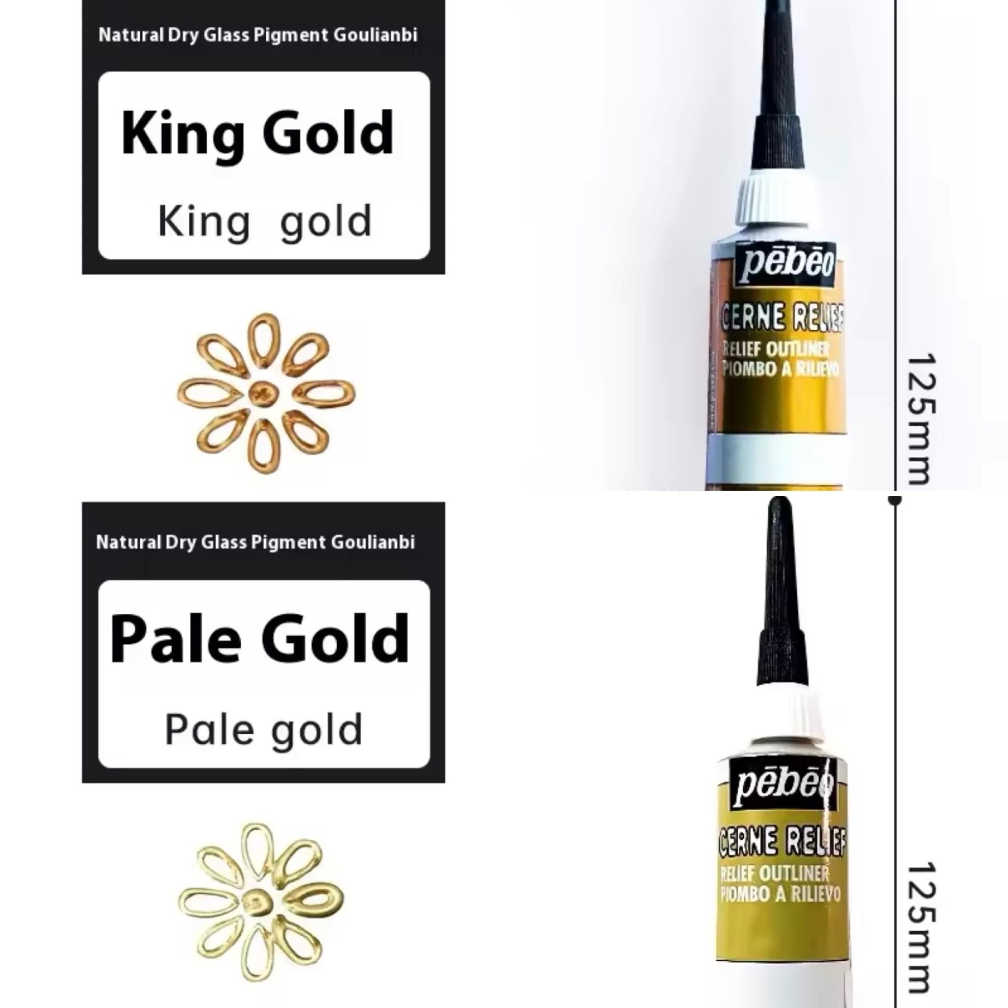 Pebeo 20 ML Waterproof Acrylic Contour Liner, Acrylic Liner for Wood ...