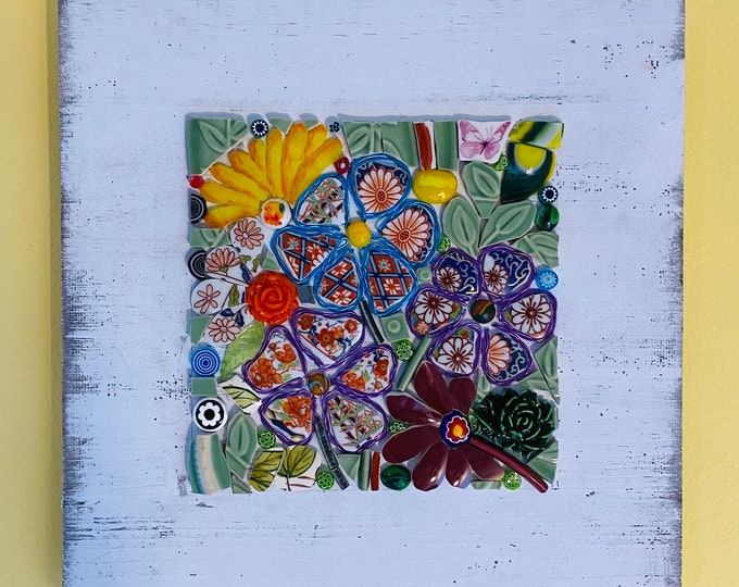Picassiette Mosaic Wall Hanging, Colorful Design, Home Decoration ...