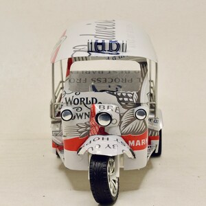 Tuk Tuk Model From Can, Handmade Thai Miniature Tuk Tuk Model From Can ...