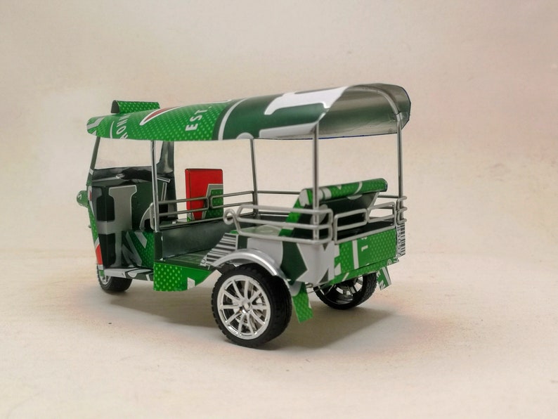 Handmade Thai Tuk Tuk Model: Upcycled Soda Can Miniature Tricycle - Etsy