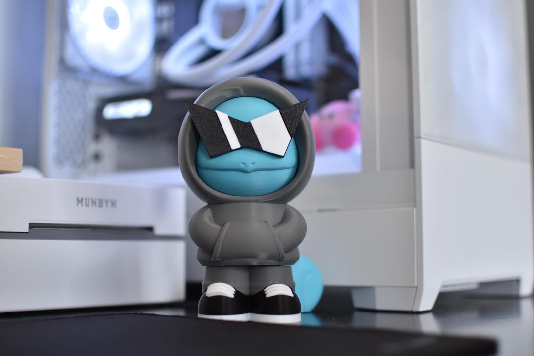 Chill Turtle - Anime Inspired Urban Turtle Figure - Kawaii Desk Decor ...