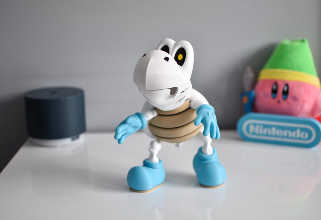 Dry Bones Yoshi - 3D Printed Dry Bones Yoshi - Etsy