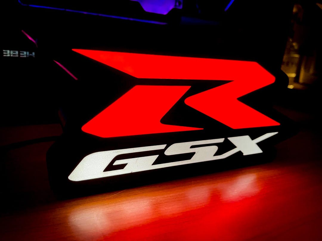 Suzuki GSX-R LED Lightbox - 3D Printed Motorcycle Light - Etsy