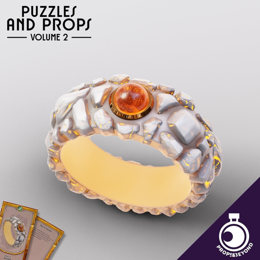 Ring of Warmth RPG Prop - Etsy