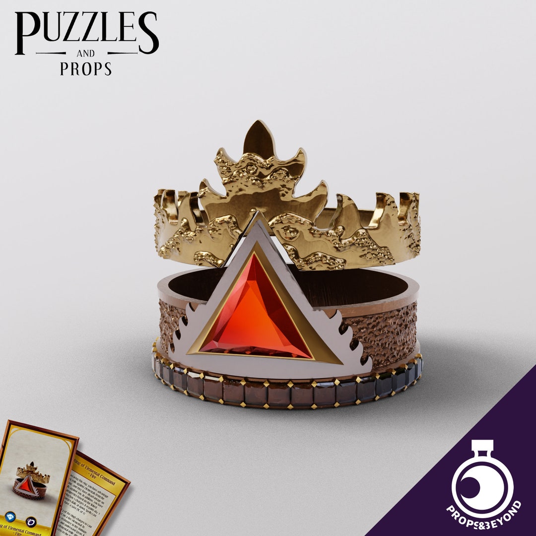 Ring of Elemental Command - Fire RPG Prop - Etsy