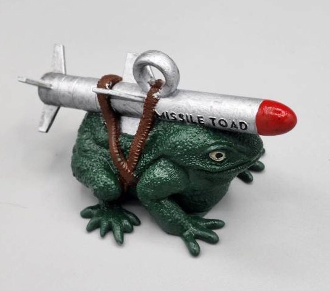 Missle Toad Ornament the Tactical Toad - Etsy