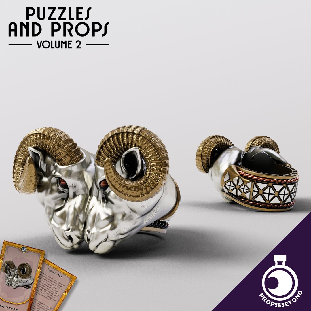 Ring of the Ram RPG Prop - Etsy