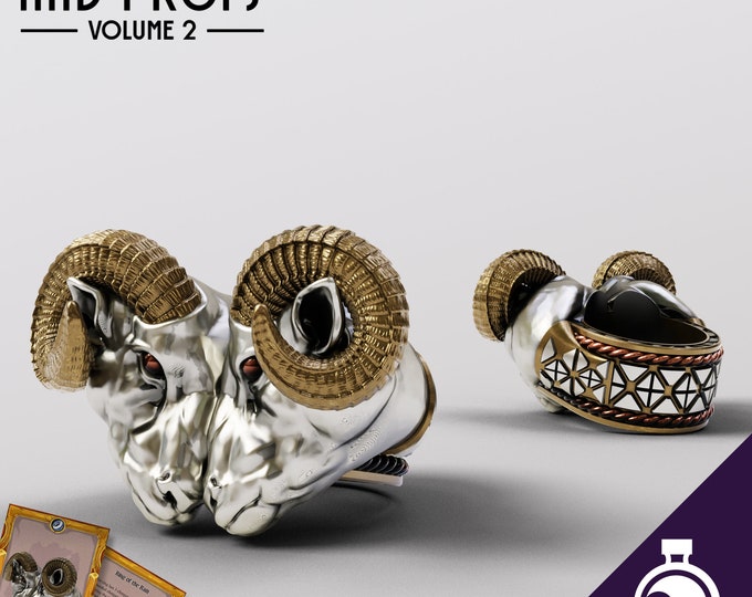 Ring of the Ram RPG Prop - Etsy