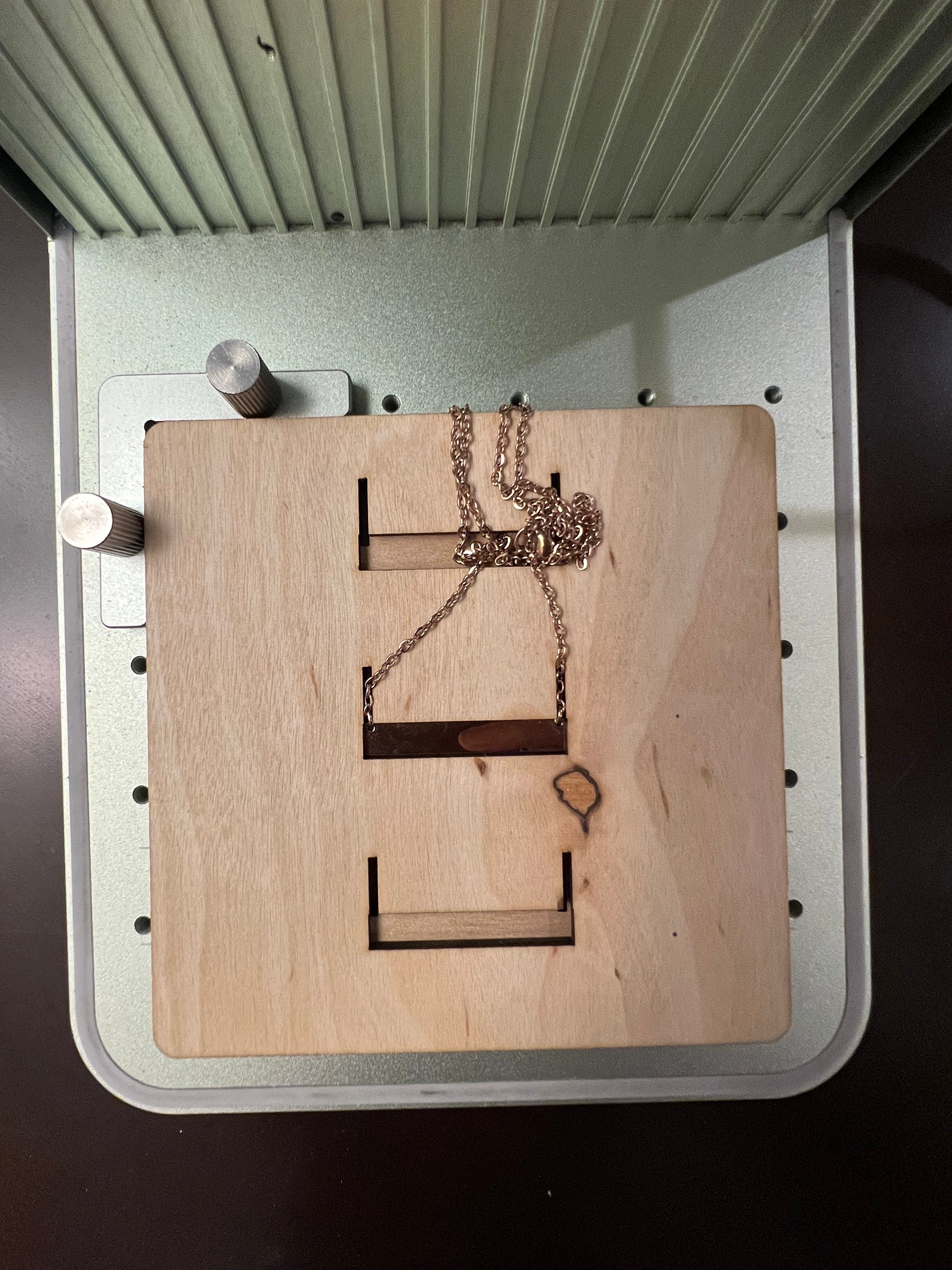 Horizontal Flat Bar Necklace Jig Svg File Xtool F1 - Etsy