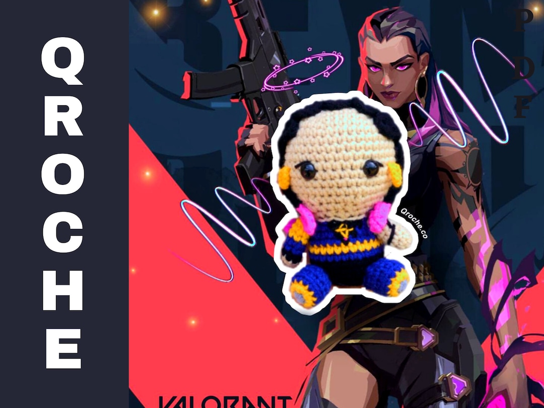 PDF - Valorant Agent Reyna Doll Crochet Pattern by Qroche.co ...