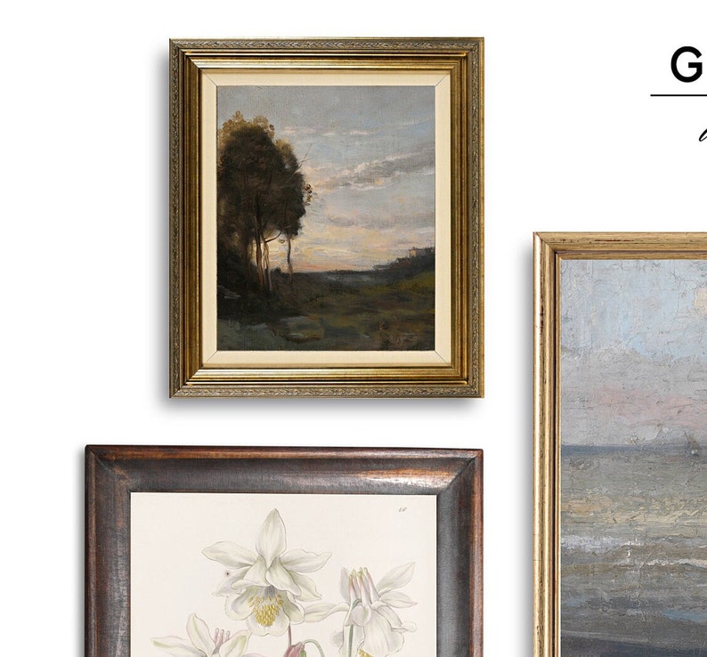 Antique Moody Spring Gallery Wall Art Prints Set 2 - Etsy