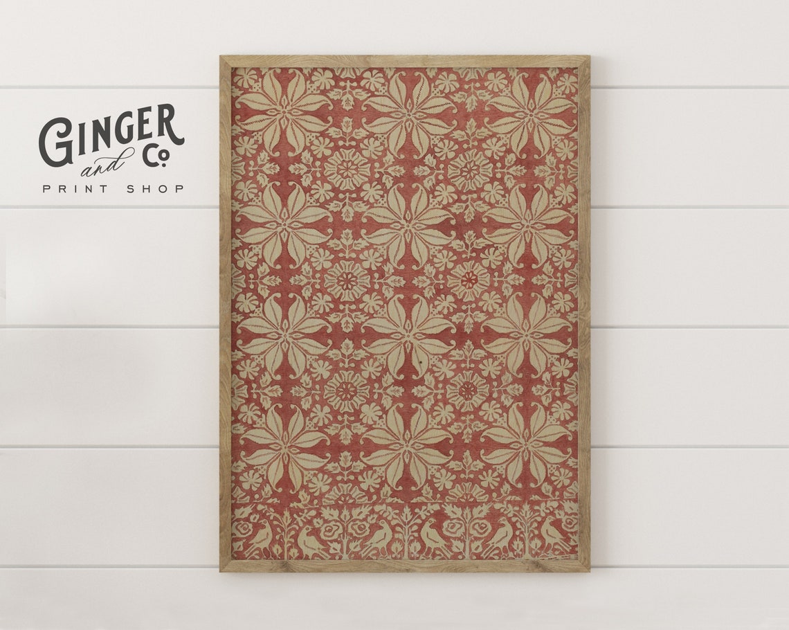 Flower Pattern Textile Design PRINTABLE DIGITAL DOWNLOAD - Etsy