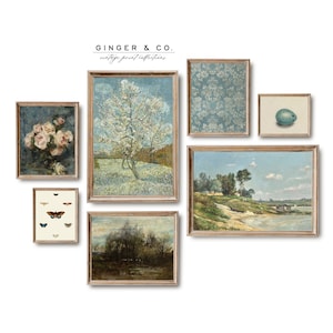 Vintage Spring Gallery Wall Art Prints Set 8 PRINTABLE - Etsy