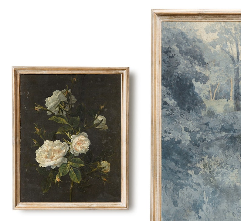 Blue Gallery Wall Art Set 1 -- PRINTABLE DIGITAL DOWNLOAD -- French ...