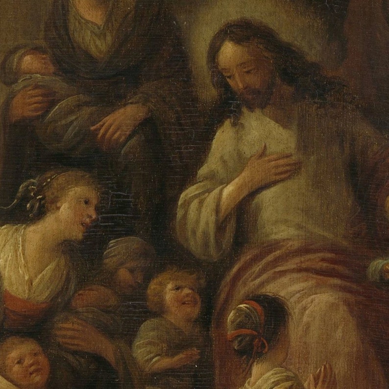 Jesus Blessing the Little Children PRINTABLE DIGITAL - Etsy