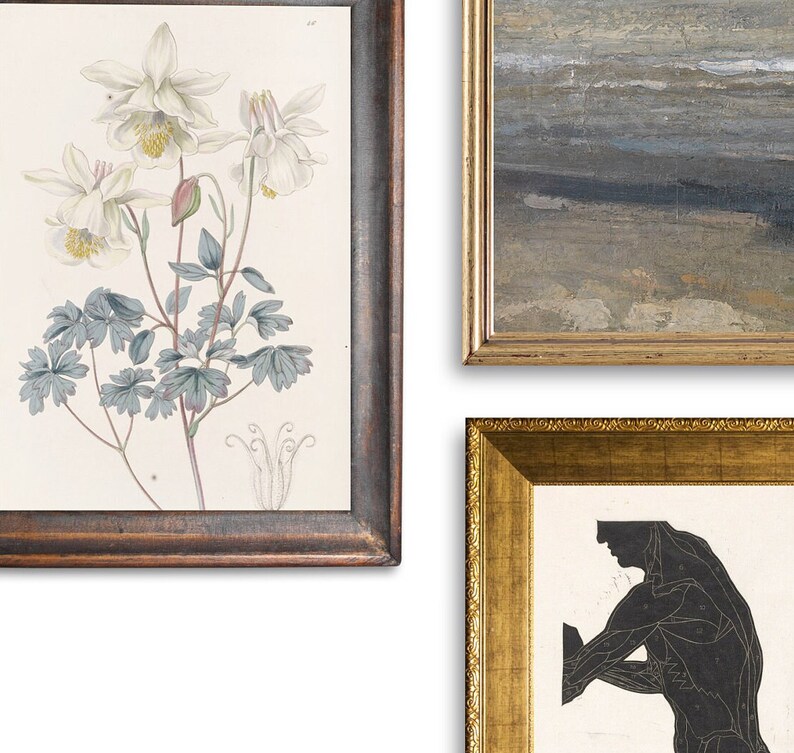 Antique Moody Spring Gallery Wall Art Prints Set 2 - Etsy
