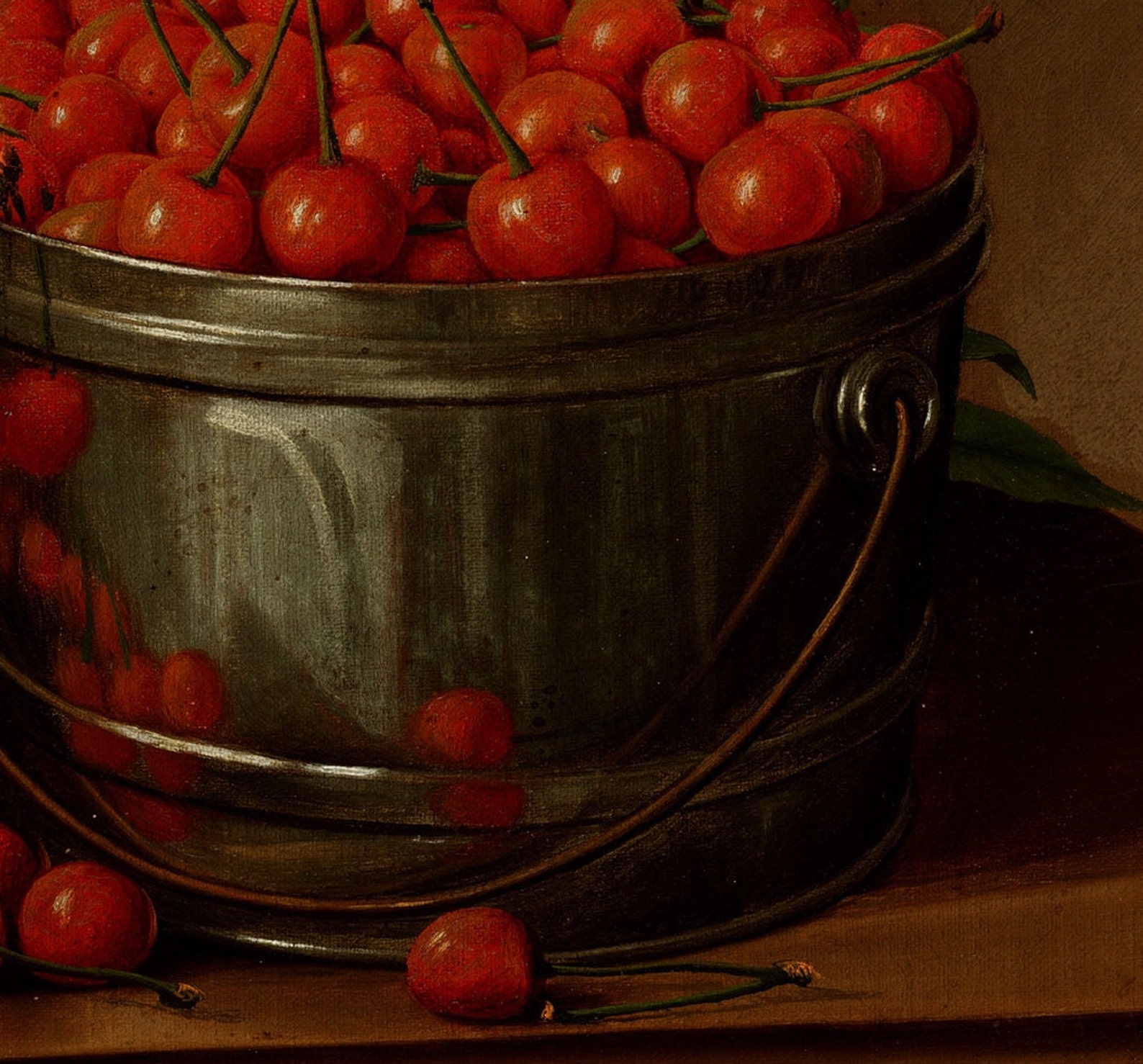 Still Life Painting With Cherries - PRINTABLE DIGITAL DOWNLOAD ...