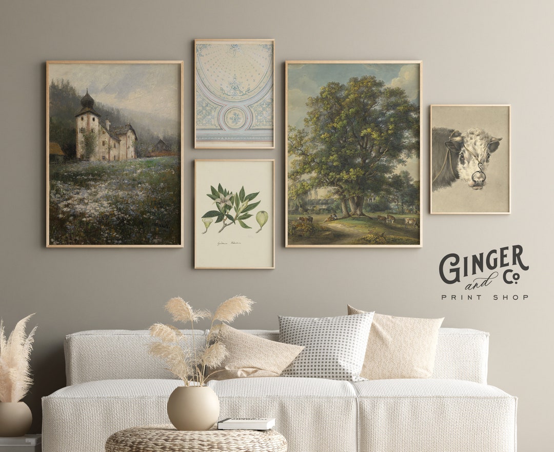 Castle in the Country Gallery Wall Art Set -- PRINTABLE DIGITAL ...