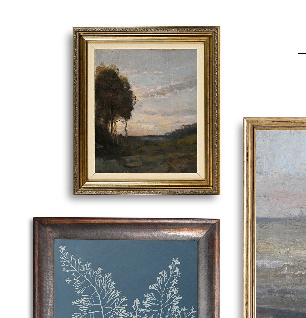 Antique Moody Spring Gallery Wall Art Prints Set 2 -- PRINTABLE DIGITAL ...