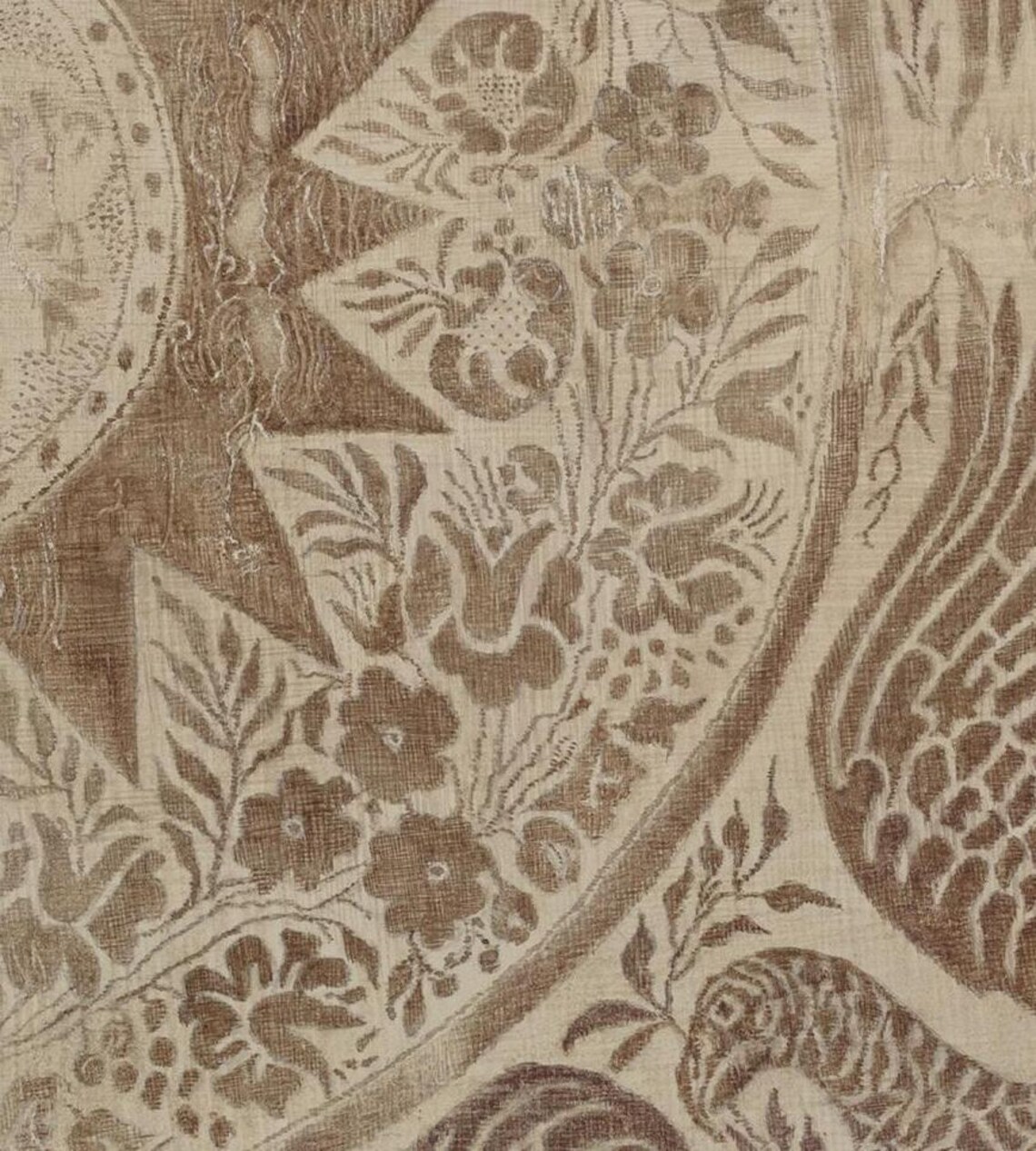 Sun and Eagle Floral Textile Design - PRINTABLE DIGITAL DOWNLOAD ...