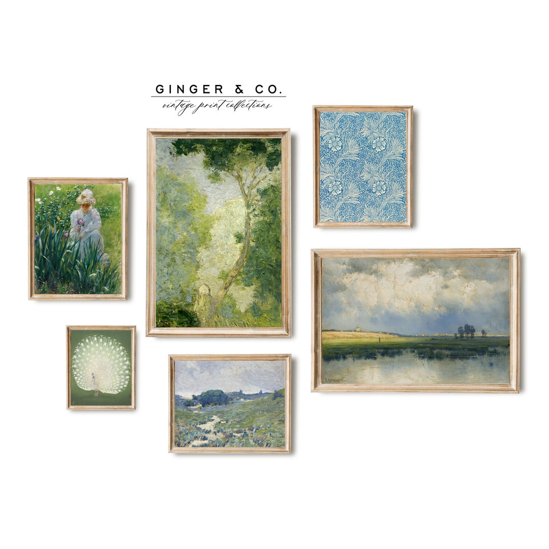 Vintage Spring Gallery Wall Art Set 2 PRINTABLE DIGITAL DOWNLOAD French ...