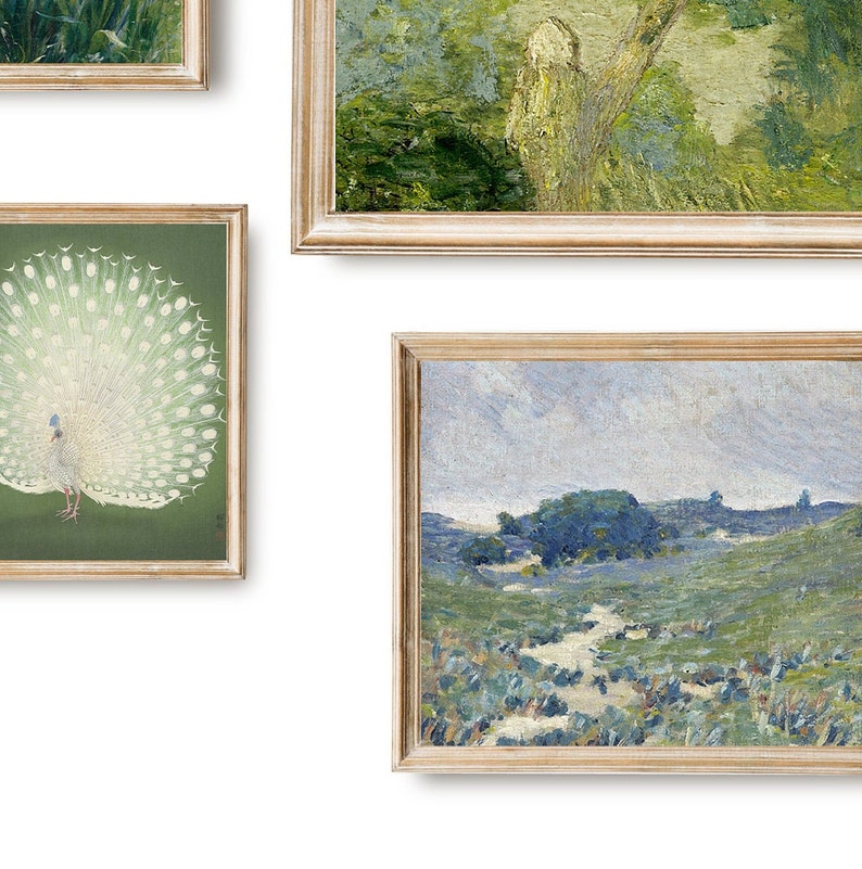 Vintage Spring Gallery Wall Art Set 2 PRINTABLE DIGITAL - Etsy