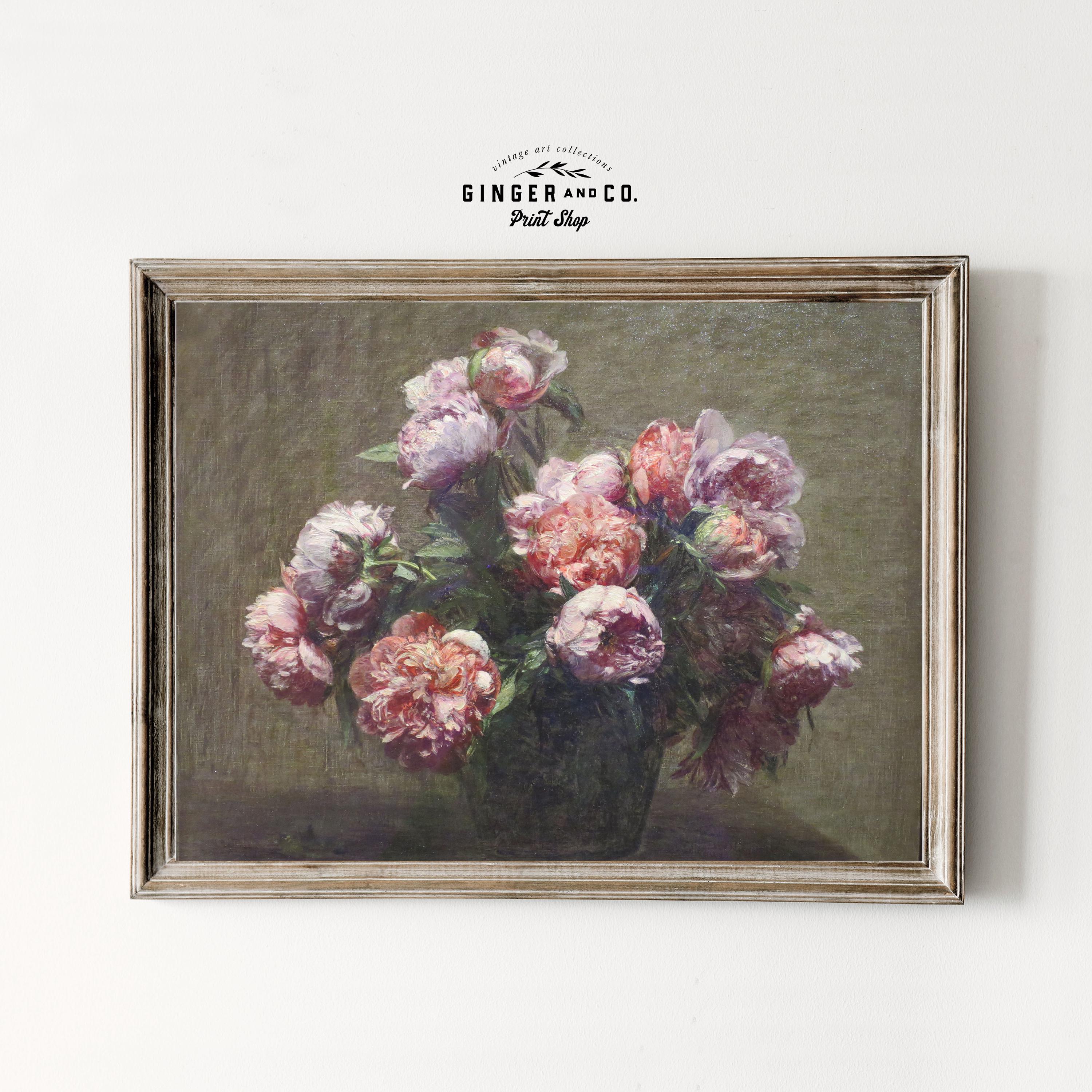 Moody Purple Gallery Wall Set 4 - PRINTABLE DIGITAL DOWNLOAD - Vintage ...