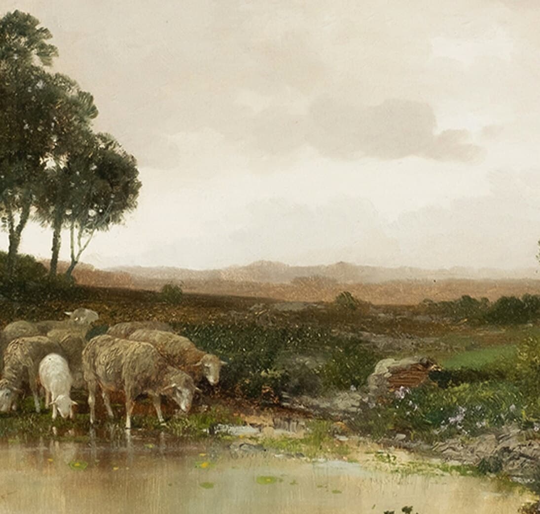 Moody Landscape Painting PRINTABLE DIGITAL DOWNLOAD - Etsy