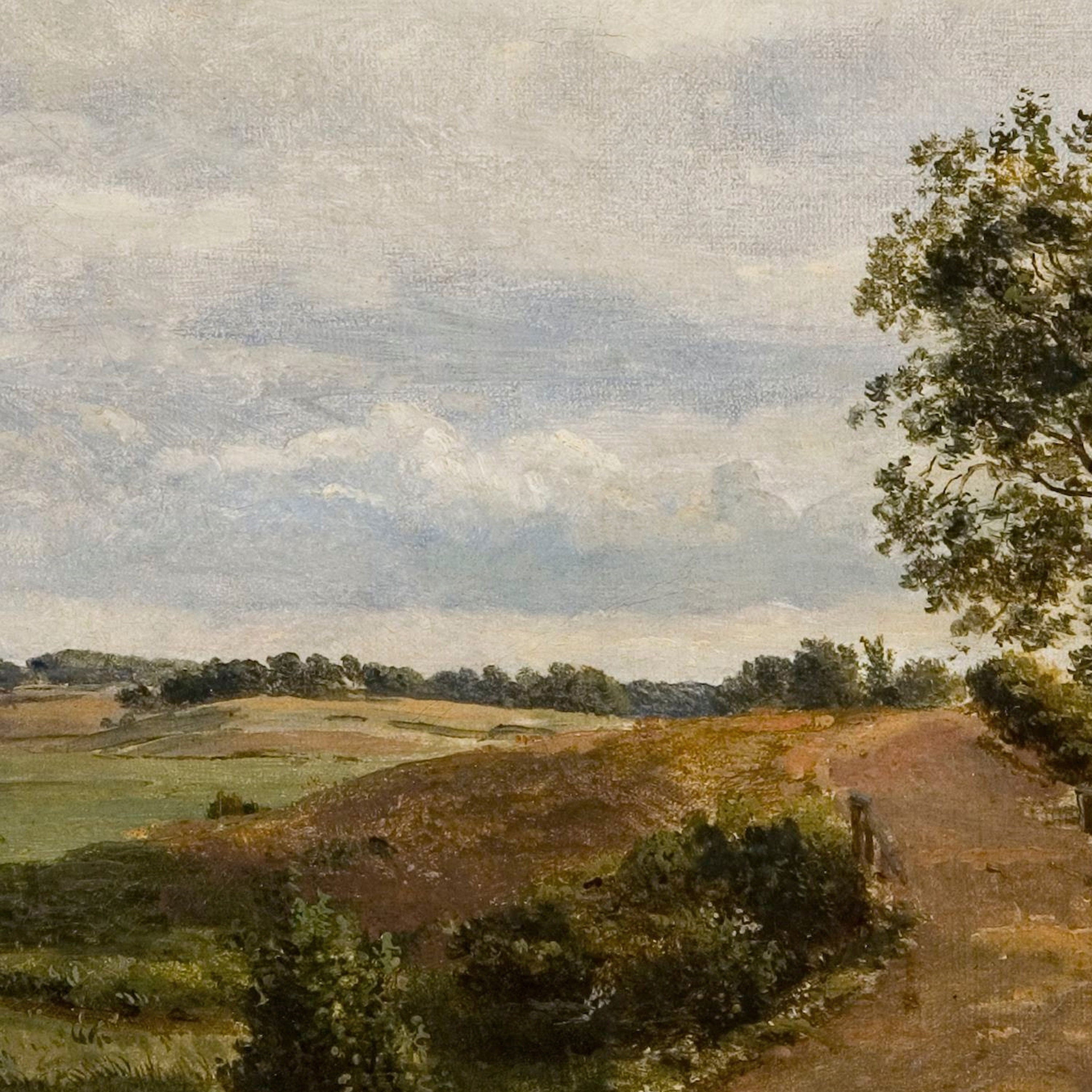 French Country Landscape Print Panoramic Wall Art Vintage - Etsy