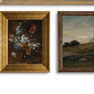 Antique Moody Spring Gallery Wall Art Prints Set 4 -- PRINTABLE DIGITAL ...