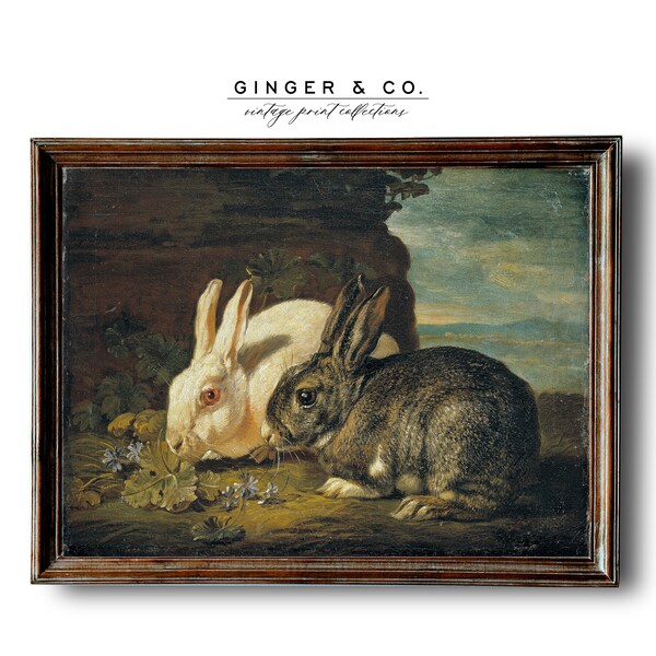 French Rabbit Printable - Etsy