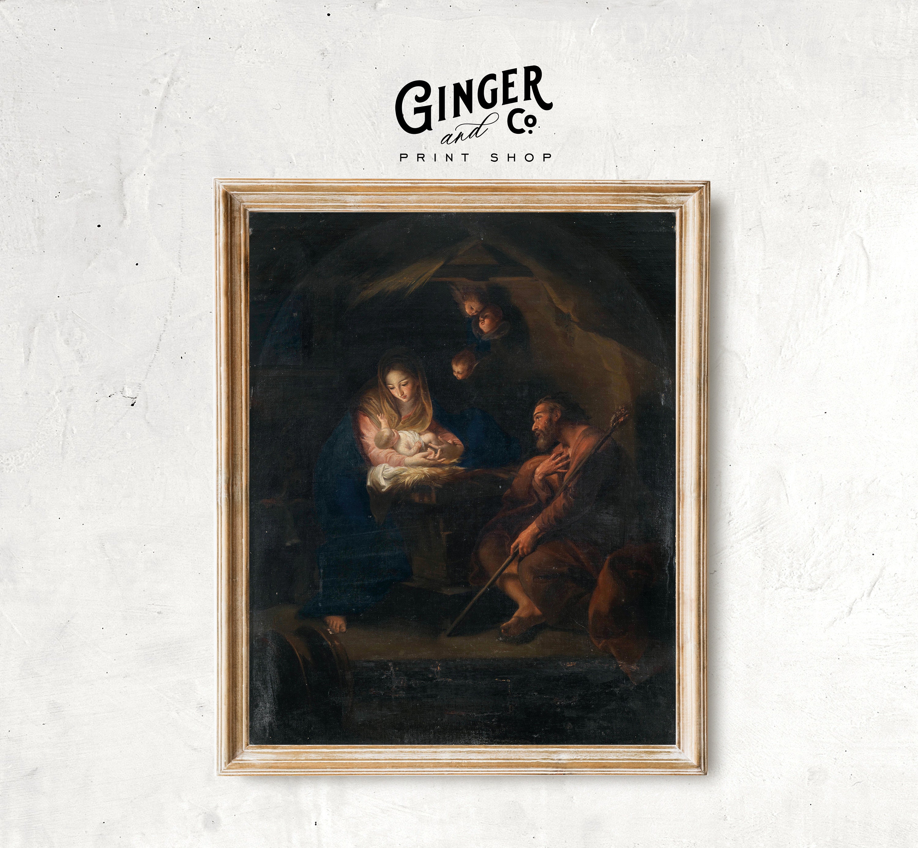 Gari Melchers Prints Nativity Clipart